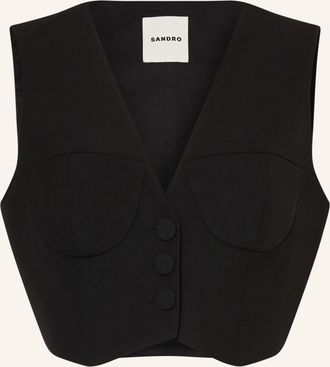 Sandro Sandro Top schwarz