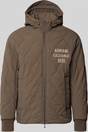 A|X Armani Exchange Jacke mit Steppn&auml;hten und Label-Detail