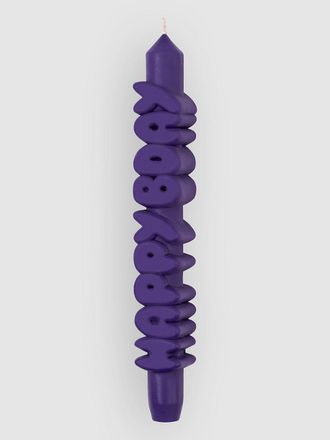 Candle Hand Happy Bday 3D Taper Bougie bleu