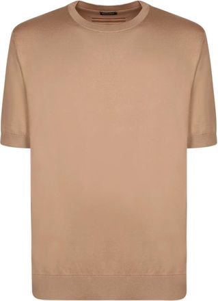 Ermenegildo Zegna Homme, Tops, Beige, Taille: M Coton premium, coupe classique