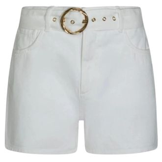 Twinset Damen, Shorts, Wei&szlig;, W26Gr&ouml;&szlig;e