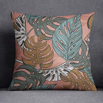 Bonamaison Le Jardin du Lin Kissenhüllen, Cotton, Mehrfarbig, 45x45