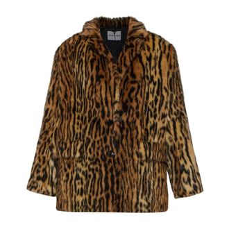 Stand Studio Emmie Kunstpelzmantel - - Jackets - Damen - Braun - M