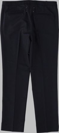 Maison Margiela Virgin Wool Tailored Trousers - Blue