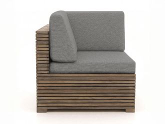 Rough Country Rustic Furniture + 10 % Kassenrabatt | ROUGH-C/Cosiraw Ecklounge-Set mit Feuertisch 4-teilig