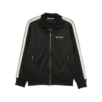 Palm Angels Homme, Sweatshirts et sweats &agrave; capuche, Noir, Taille: 2XL Zip-throughs