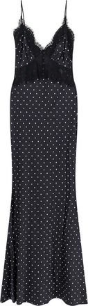 Self Portrait Maxi Robe - Noir