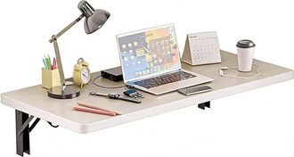 Generic An Der Wand Montierter Drop-Leaf-Tisch, Schwebender Computerschreibtisch, B&uuml;cherregal Aus Massivem Holz An Der Wand, Mehrere Gr&ouml;&szlig;en Erh&auml;ltlich, 75 Kg 