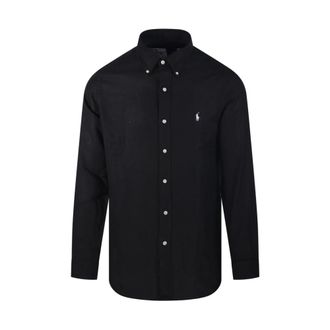 Ralph Lauren Homme, Chemises, Noir, Taille: L Polo