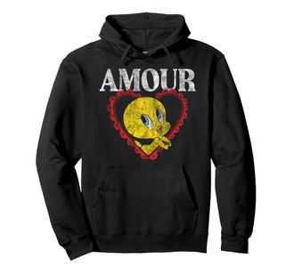 Looney Tunes Looney Tunes Tweety Amour Valentine Pullover Hoodie
