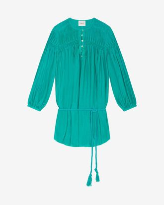 Isabel Marant Robe Adeliani - Femme - Vert &Eacute;meraude - Taille34 - Marant &Eacute;toile
