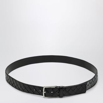 Bottega Veneta Black Inrecciato belt