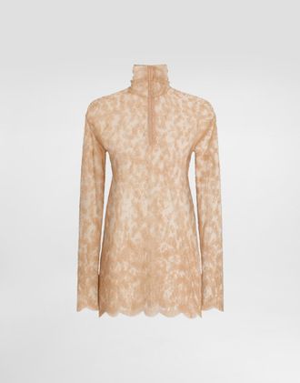 Dolce & Gabbana Chantilly Lace Blouse - Frau Blusen Und Tops Mehrfarbig 38