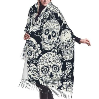 Generic Cr&acirc;ne De Fleur Femme Scarf Douce Ch&acirc;le Classique &Eacute;charpe Pour Cadeau Mariage Soir&eacute;e Automne