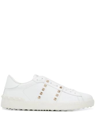 Valentino Garavani Low-Top Sneaker - White Sneakers With Studded Detailing And Comforta - Gr. 40,5 (EU) - in Wei&szlig; - f&uuml;r Damen
