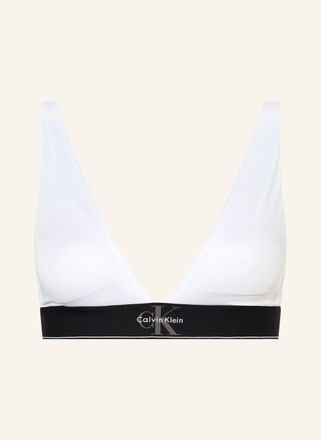 Calvin Klein Triangel-Bh Graphic Monogram weiss