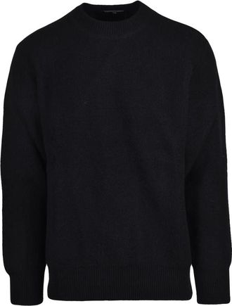 Daniele Fiesoli Homme, Pulls, Noir, Taille: 2XL Maglione Girocollo