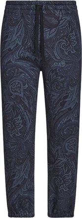 Etro Homme, Pantalons, Bleu, Taille: L Pantalon de jogging &agrave; motif cachemire