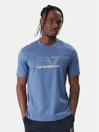Emporio Armani T-Shirt 7M001307 AF10375 UB064 Blau Regular Fit