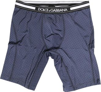 Dolce & Gabbana Homme, Sous-v&ecirc;tements, Bleu, Taille: S Bike Shorts