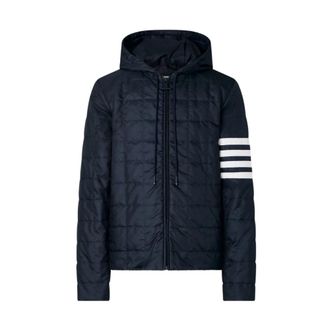 Thom Browne Kurze Daunenjacke - - Jackets - Herren - Blau - 2XL