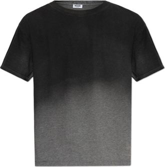 Moschino Homme, Tops, Gris, Taille: L T-shirt en coton