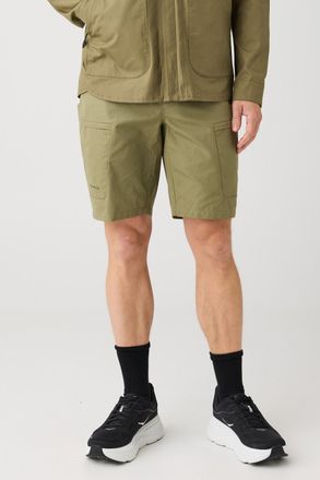 Knowledge Cotton Apparel Herren vegan Shorts Vent Canvas 200 Burned Olive