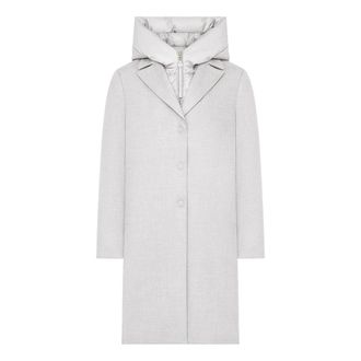 Duno Artemide Mantel - - Coats - Damen - Wei&szlig; - L