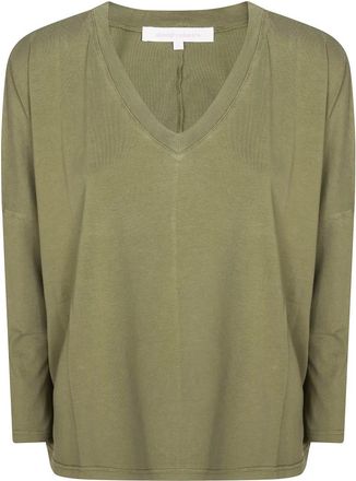 Absolut Cashmere Femme, Pulls, Vert, Taille: 38 FR Mitsy Scollo V ML Cotone