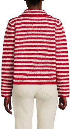 Lands End Soft Touch Jacke, Damen, Gr&ouml;&szlig;e:36-38 regular, Rot, by Lands End