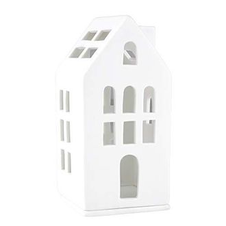 R&auml;der Unbekannt Living Mini Maison Lumineuse 6 x 6 x 13 cm Blanc