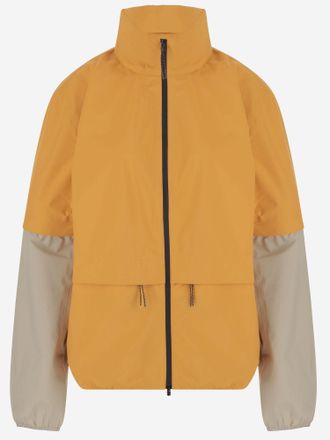 Autry Womens Two-Tone Nylon Jacket Orange Polyamide