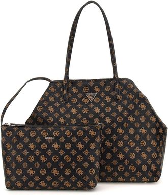 Guess Eco Victtoria Large 2 In 1 Tote Brown