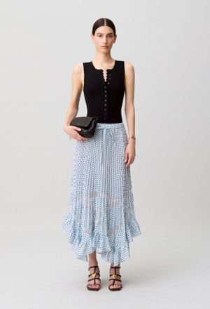 Claudie Pierlot Midi-Rock aus Spitze