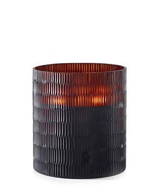 Onno RHOMBUS Duftkerze, Glas, braun, L