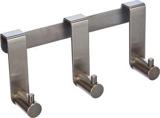 Tiger Rhino Hakenleiste für die Duschkabine, Handtuchhaken zum Einhängen auf der Glasduschwand, Türhaken für Glastüren mit einer Glasstärke von 6-8 mm, Edel