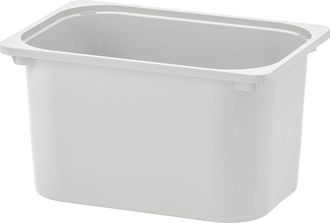 IKEA TROFAST Box Aufbewahrung Spielzeugaufbewahrung 42x30x23cm grau