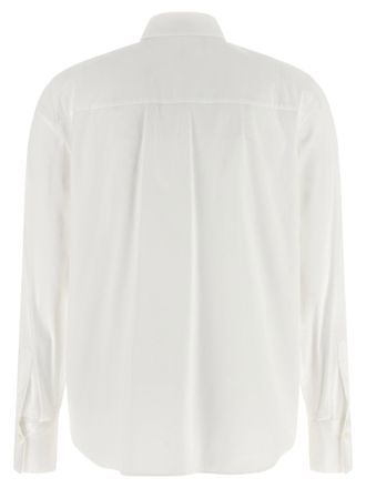 Brunello Cucinelli Shiny Trim Shirt - White