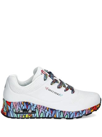 Skechers x JGoldcrown Ravaged Loveheart Sneakers - Wei&szlig;