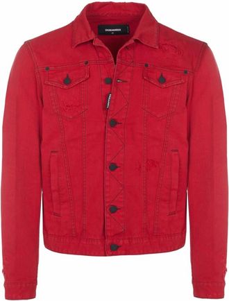 Dsquared2 Dan Jean Jacket - - Jackets - Herren - Rot - L