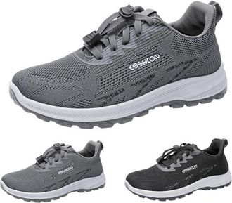 Generic Chaussures de course pour homme avec lacets, antid&eacute;rapantes, respirantes, confortables, douces, l&eacute;g&egrave;res, &agrave; enfiler pour la randonn&eacute;e, le travail, le c