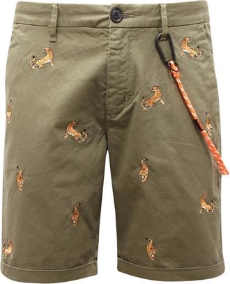 Sun 68 Homme, Shorts, Vert, Taille: W33 B33103 Bermuda Shorts