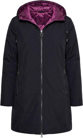 Ulla Popken Trenchcoat HYPRAR Wende-Steppmantel glatt/gesteppt A-Linie