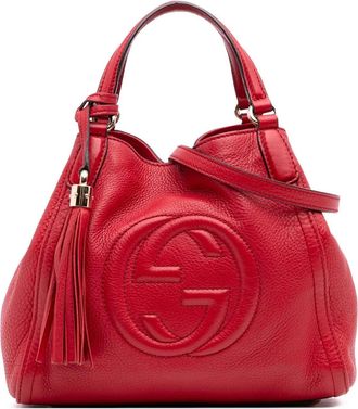 Gucci Hobo Bags - Small Leather Soho Satchel - Gr. unisize - in Rot - f&uuml;r Damen