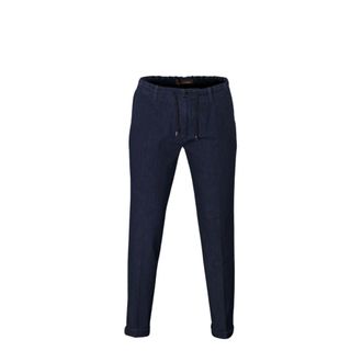 Moorer Homme, Jeans, Bleu, Taille: 2XL Pantalon Chino en Denim Japonais L&eacute;ger