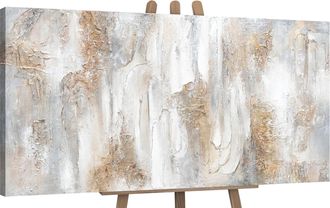 Yohji Yamamoto Art Abstrakt Design Acryl Gemälde auf Leinwand Philosophie handgemalt Wandbilder Wohnzimmer modern Wohndekor Bilder Büro Gold Grau echtes Kunstwerk 14