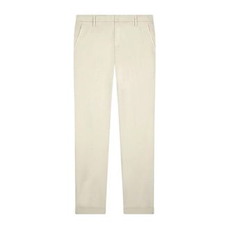 Dondup Homme, Pantalons, Beige, Taille: W34 Gaubert Slim Cropped Pantalons