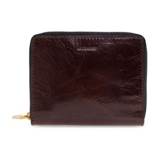 AllSaints Femme, Accessoires, Brun, Taille: ONE Size Lena Hex Zip Wallet
