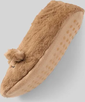 Capelli Kuschelsocken mit Zier-Applikationen und Noppen