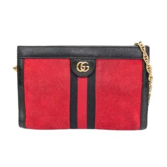 Gucci Sac bandouli&egrave;re Ophidia Pre-owned - Femme - Pre-owned - Rouge - Taille: ONE Size